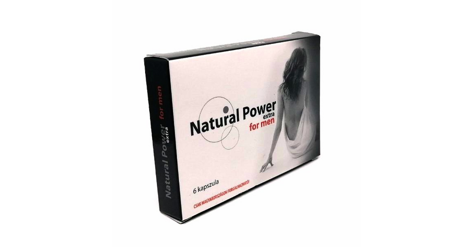 NATURAL POWER FOR MEN POTENCIANÖVELŐ KAPSZULA